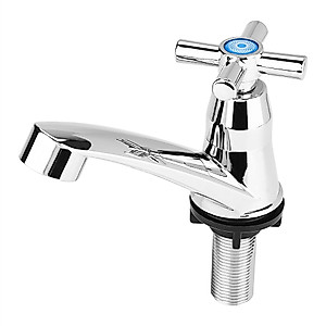 Single Cold Faucet G1/2 Water Tap ABS Plastic Sink Faucet Water Nozzle Kitchen Sink Accessories Saving Water for Bathroom Basin