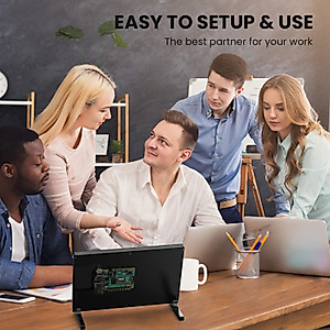 APROTII 10.1 inch HDMI Monitor, 1280x800 IPS 10-points Capacitive Touchscreen Monitor 10 inch Portable Single Board Monitor for PS4 Switch PC Laptop Pi/4B/3B+/3B/3A+/2B/B+