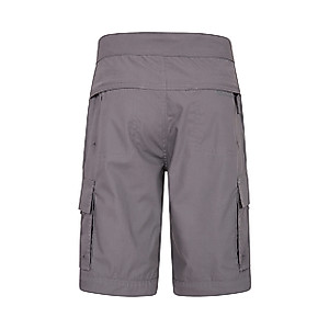 Mountain Warehouse Active Kids Zip Off Hiking Pants - Boys & Girls Dark Grey 9-10 Years