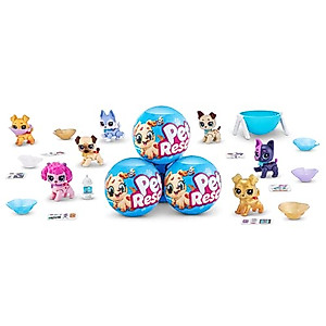 5 Surprise Pet Rescue Series 1 by ZURU (2 Pack) Cute Stuffed Animal Miniature Toys, Amazon Exclusive, Magic Color Change, Mystery Collectible Plushies for Kids and Girls