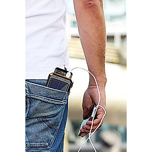 Suscell Solar Charger,20000mAh Solar Power Bank,Waterproof Portable Charger with Dual 5V USB Port/LED Flashlight Compatible with All Smartphone External Battery Pack Perfect for Outdoor/Camping/Trip