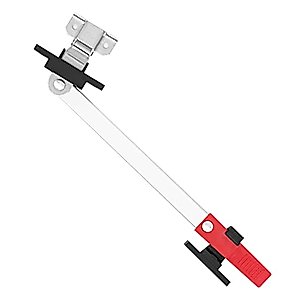 Aucuda RV Emergency Window Latch, Metal EXIT Window Locks, Camper Egress Window Security Bars, Window Support Holder with Red Handle for Travel Trailer, Easy Install&Extra Durable, RV Accessories.