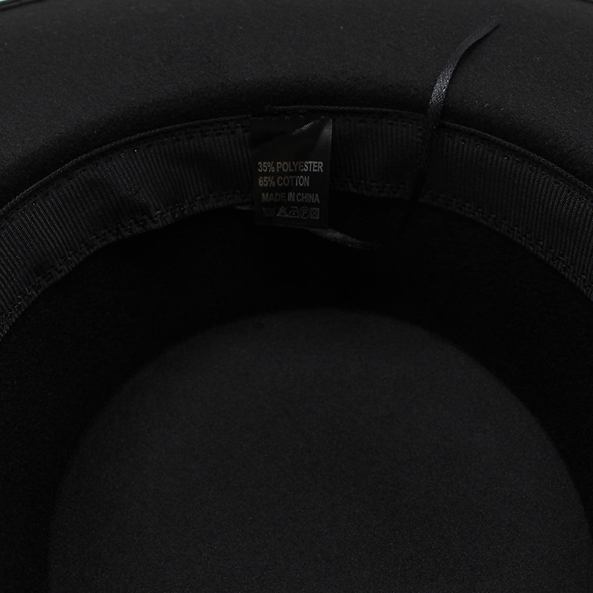 Women Men Felt Fedora Hats Formal Hat Large Fedoras Bulk Woman Man Flat Top Caps Female Big Wide Brim Cap Black