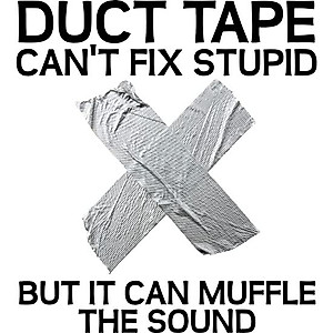 CafePress Duct Tape Fix Stupid Muffle The Sound Mugs Ceramic Coffee Mug, Tea Cup 11 oz