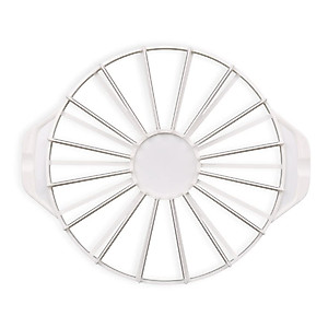 Baking Cake Slicers Household Pies Cakes 14/16 Pieces Slicer Cutter Round Equal Portion Marker Divider Baking Tool White Cake Slicer For Even Slices 16