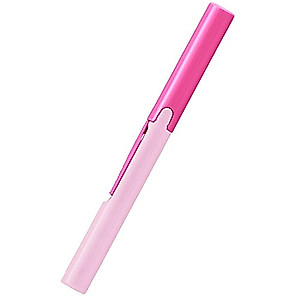 Plus Pen Style Non Stick Compact TSA Twiggy Scissors with Cover Rose