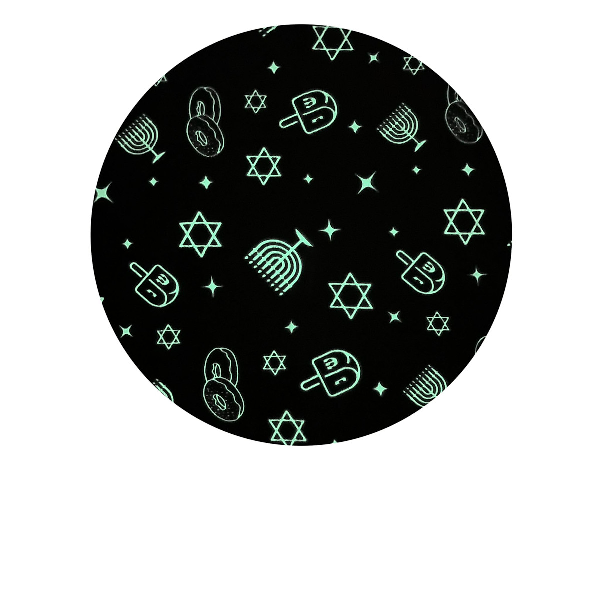 Glow in The Dark Chanukah Blanket – Soft Flannel Throw with Menorah, Dreidels & Jewish Stars – Perfect Hanukkah Gift for Kids & Adults – Cozy, Plush, and Machine Washable – All Season Holiday Blanket