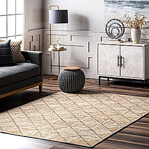 Rugs USA x Lauren Liess Marigold Vintage Tasseled Area Rug, 8' x 10', Brown