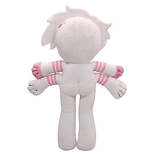 inuosun Alastor Cosplay Toy Angel Dust Plush Figure Stuffed Anime Toy Doll Soft Plushies Pillow Kids Gift (Angel Dust, Cotton)