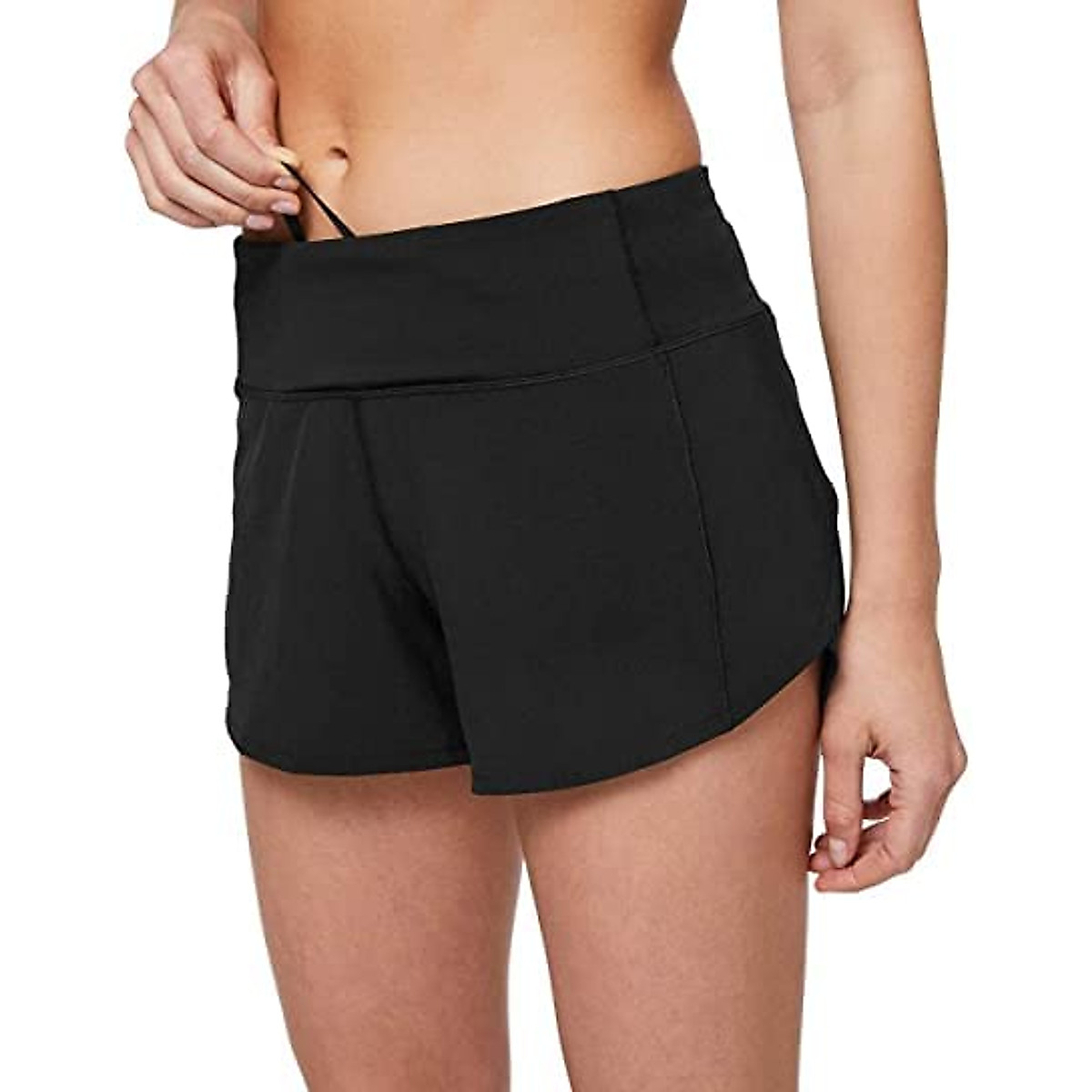 LULULEMON Speed Up Short Mid-Rise 4" Lined (Color 000, 2)