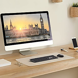Wireless Keyboard Mouse Combo, Compact Quiet Full Size Keyboard with Numeric Keypad 2.4ghz Ultra-Thin Design for Laptop Windows Computer Desktop Mac PC Notebook