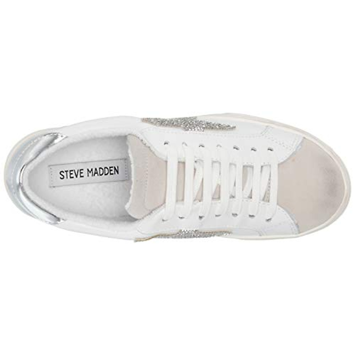 Steve Madden womens Rezume Sneaker, Rhinestone, 7 US