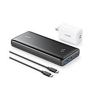Anker 747 Power Bank (PowerCore 26K for Laptop), 87W Max Output with 65W USB-C Charger, Works for MacBook Pro, Dell XPS, Microsoft, Pixelbook, iPhone 13 series, Samsung, iPad Pro, and More