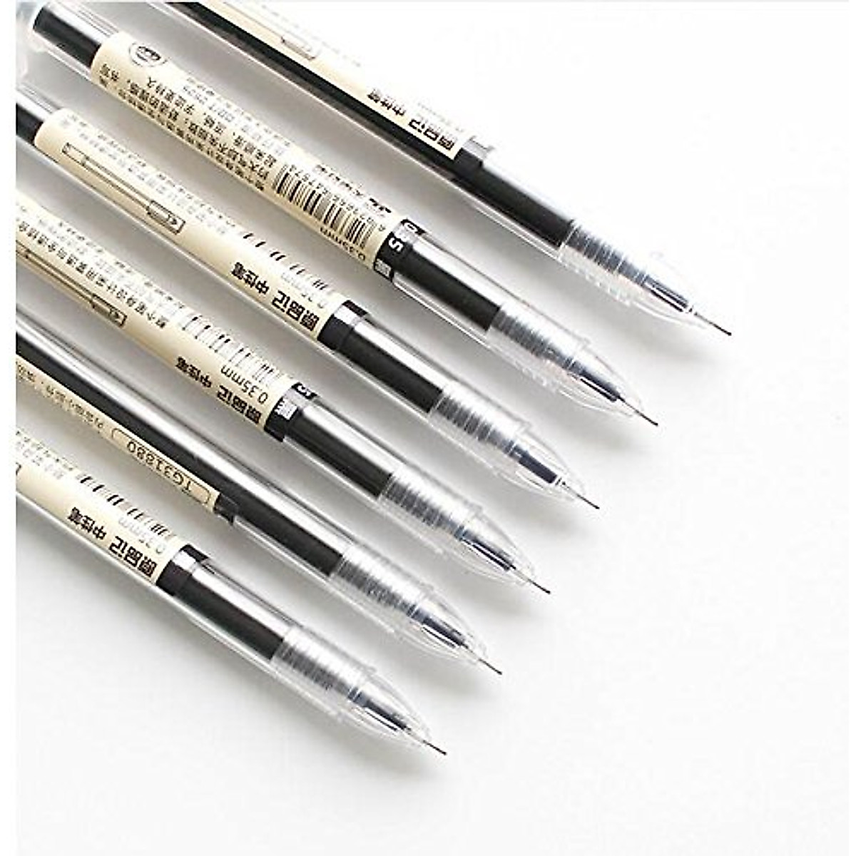 Gel ink Pen 0.35mm Black Liquid Ink Rollerball Pens Quick Drying fine point Pens Ballpoint Maker Pen Premium School Office student Exam Writing Stationery Supply 12 Pcs/Set (Black)