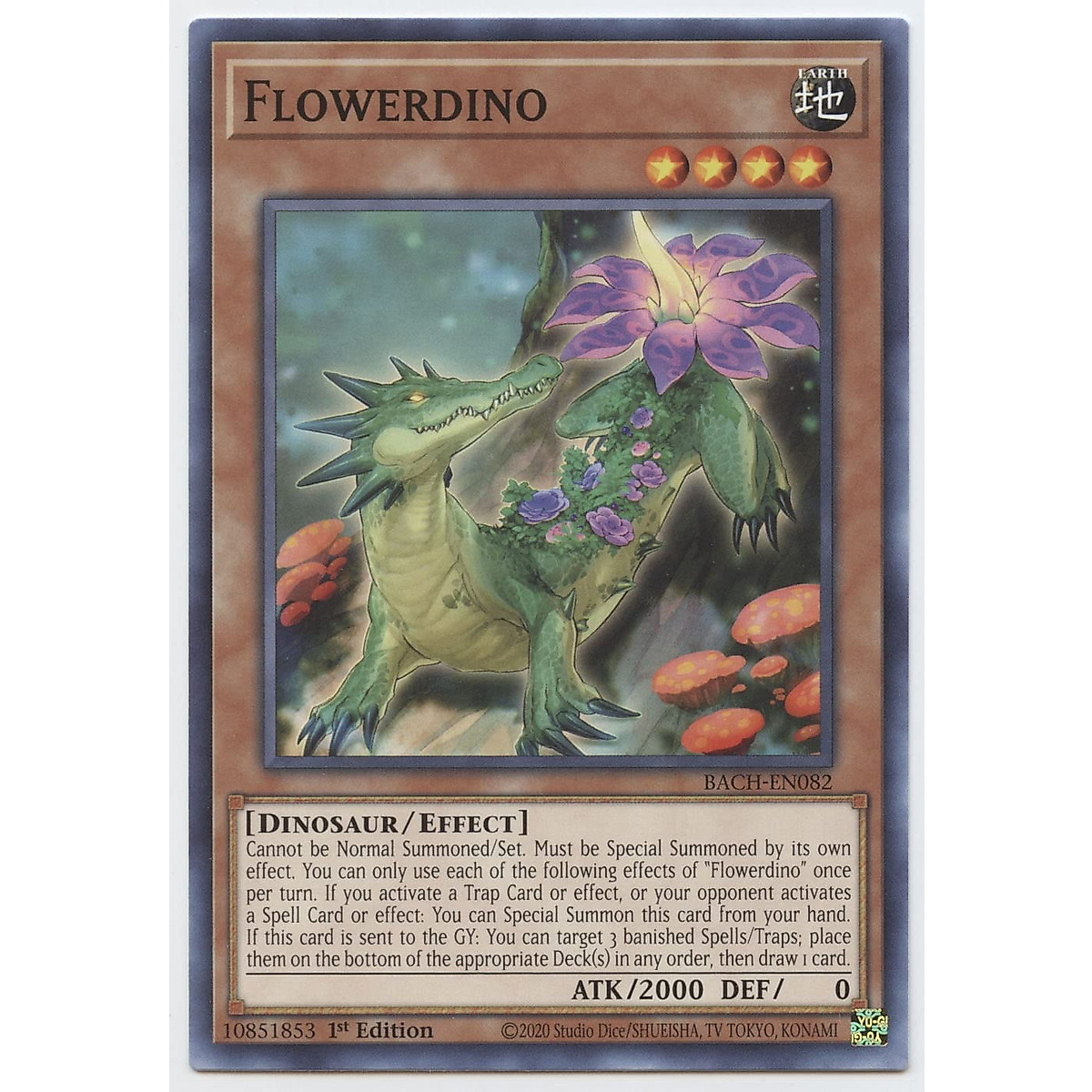 Flowerdino - BACH-EN082 - Common - 1st Edition