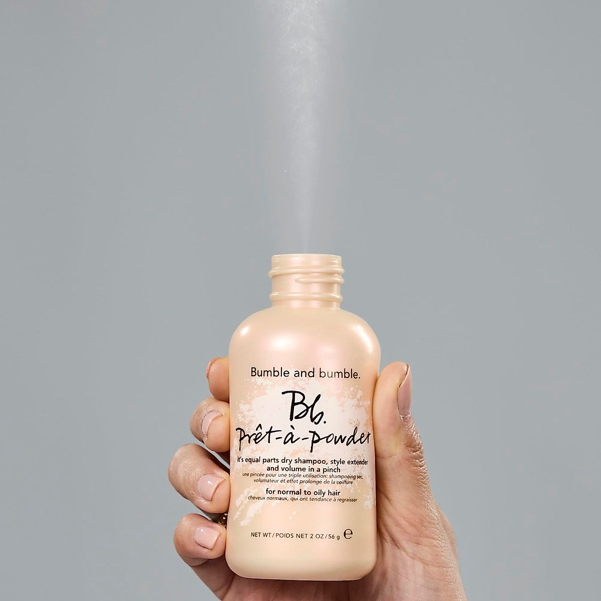 Bumble and bumble. Prêt-à-powder Dry Shampoo Powder | Adds Volume, Texture + Absorbs Oil | Non-Aerosol | Wavy + Straight, 2 Ounce