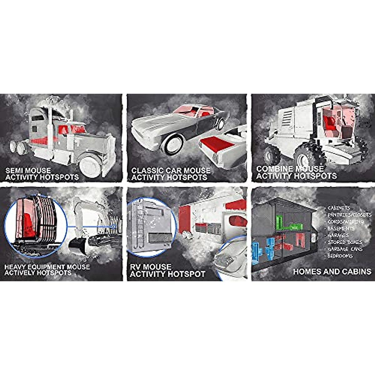 Grandpa Gus's Extra-Strength Mouse Repellent, Cinnamon/Peppermint Oils Repel Mice from Nesting & Freshen Air in Car/RV/Boat/Garage/Shed/Cabin, 1.75 Oz (10 Pouches)