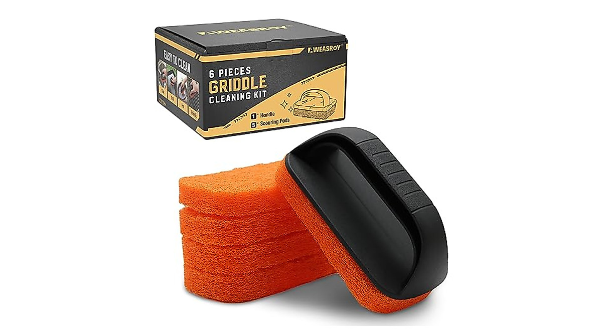 6-Piece Griddle Cleaning Kit for Effortless Kitchen Care