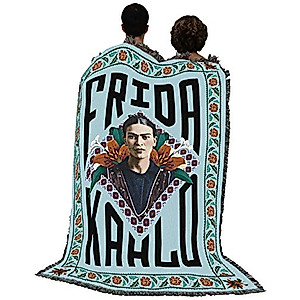 Pure Country Weavers Frida Kahlo - Frida Portrait Blanket - Gift Tapestry Throw Woven from Cotton - Made in The USA (72x54)