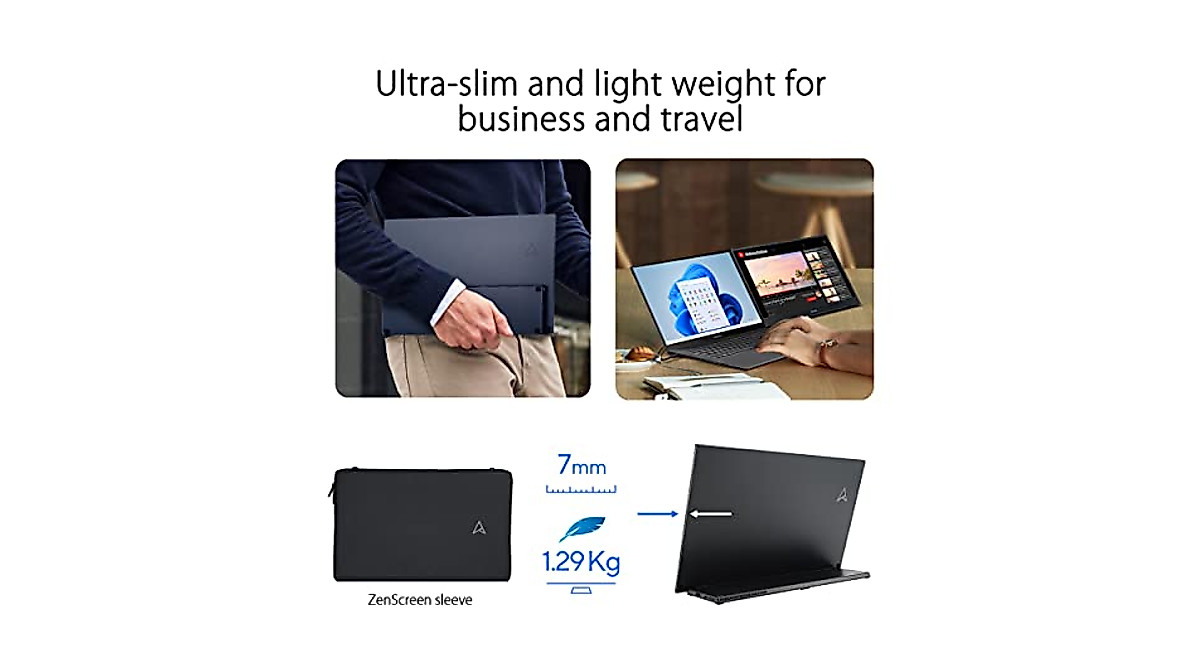 ASUS ZenScreen 17" Portable Monitor - Full HD 144Hz