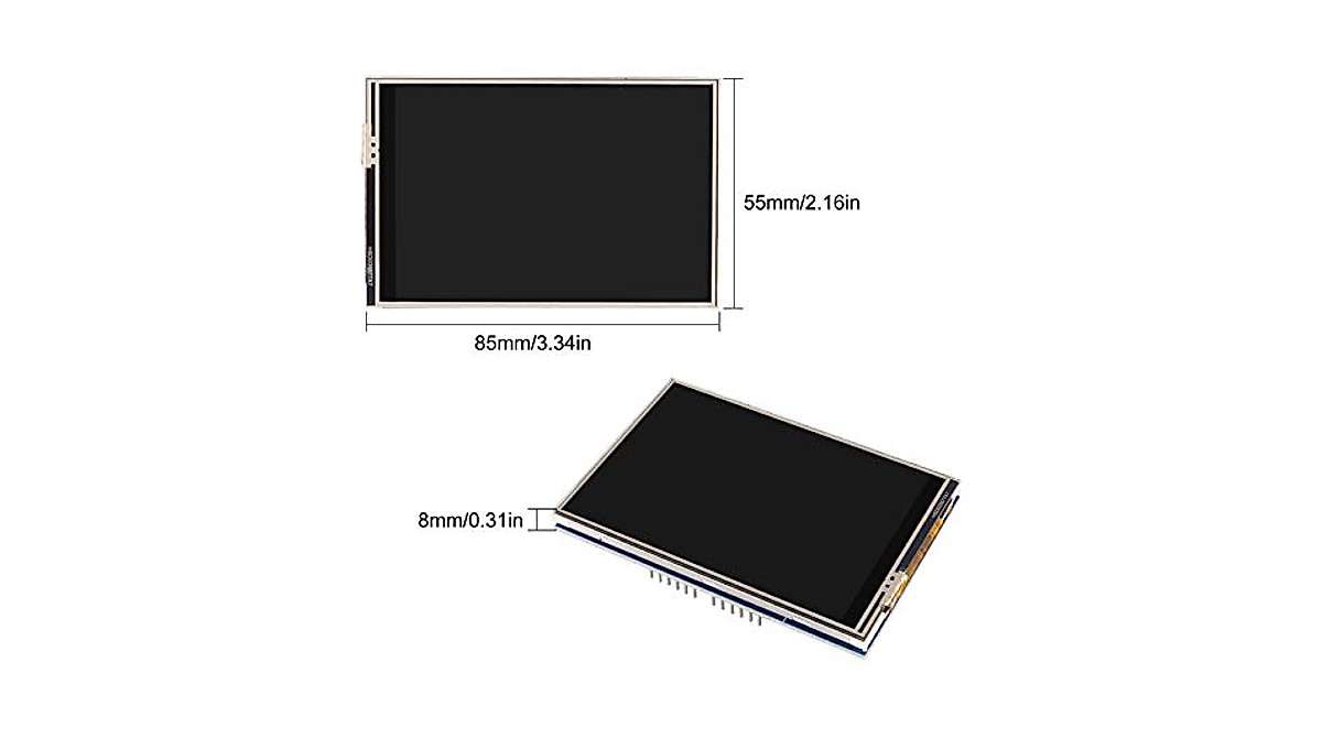 ACEIRMC 3.5" IPS TFT LCD Display Touch digitizer Module with SD Card Socket PCB Compatible for ...