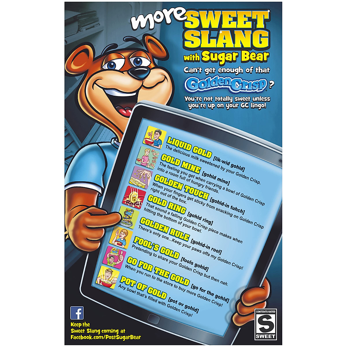 Golden Crisp Breakfast Cereal, Sweetened Puffed Wheat Cereal, 14.75 Ounce (Pack of 12)