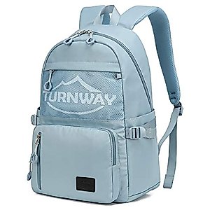 TurnWay Waterproof Lightweight 16” Laptop Backpack/Daypack for Travel, College, Sport, Men and Women