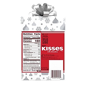 Gift Hershey Chocolate Kisses Solid Milk Chocolate In Gift Box With Bow