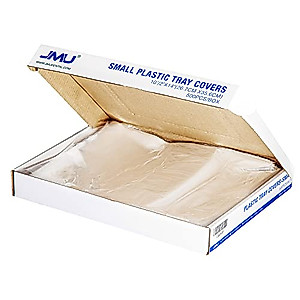 JMU Dental Tray Covers, Disposable Clear Plastic Sleeve, Ritter Size B 10.5" x 14", Box of 500