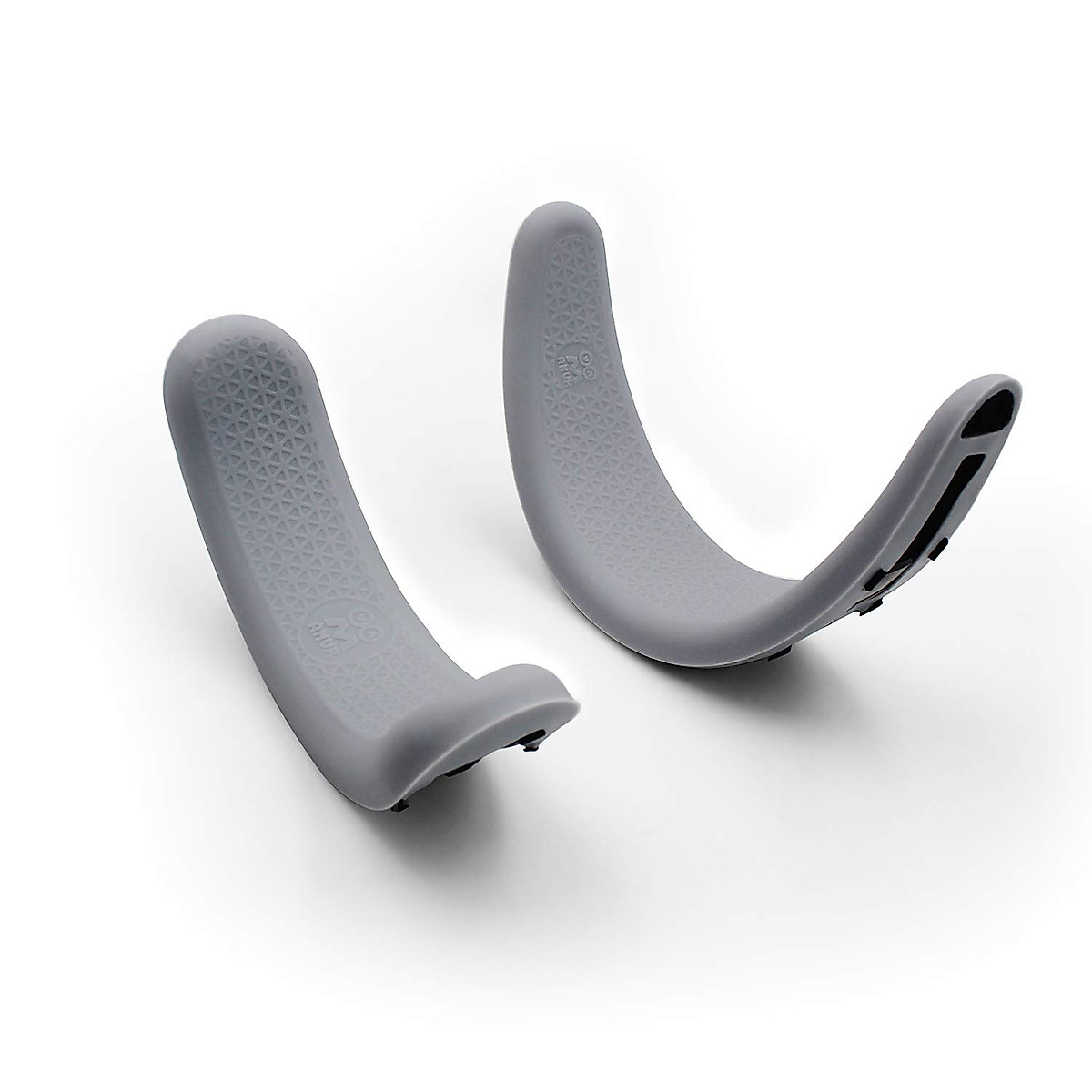 AMVR VR Front Foam & Rear Foam Silicone Protective Covers for Oculus Rift S Headset Sweatproof Waterproof Anti-Dirty Replacement Accessories (Gray)