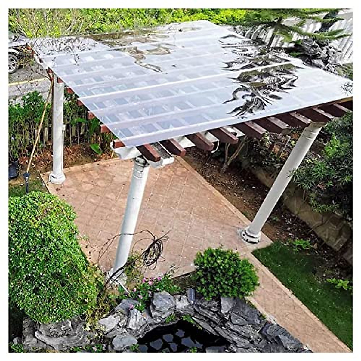 exproyzk Clear Polycarbonate Plastic Sheet - Transparent Glass Replacement Board - Impact Resistant - 1mm Thick (Color : Clear, Size : 1x3m)