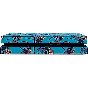 Skinit Decal Gaming Skin Compatible with PS4 Console - Officially Licensed Disney Lilo and Stitch Face Expression Pattern Design