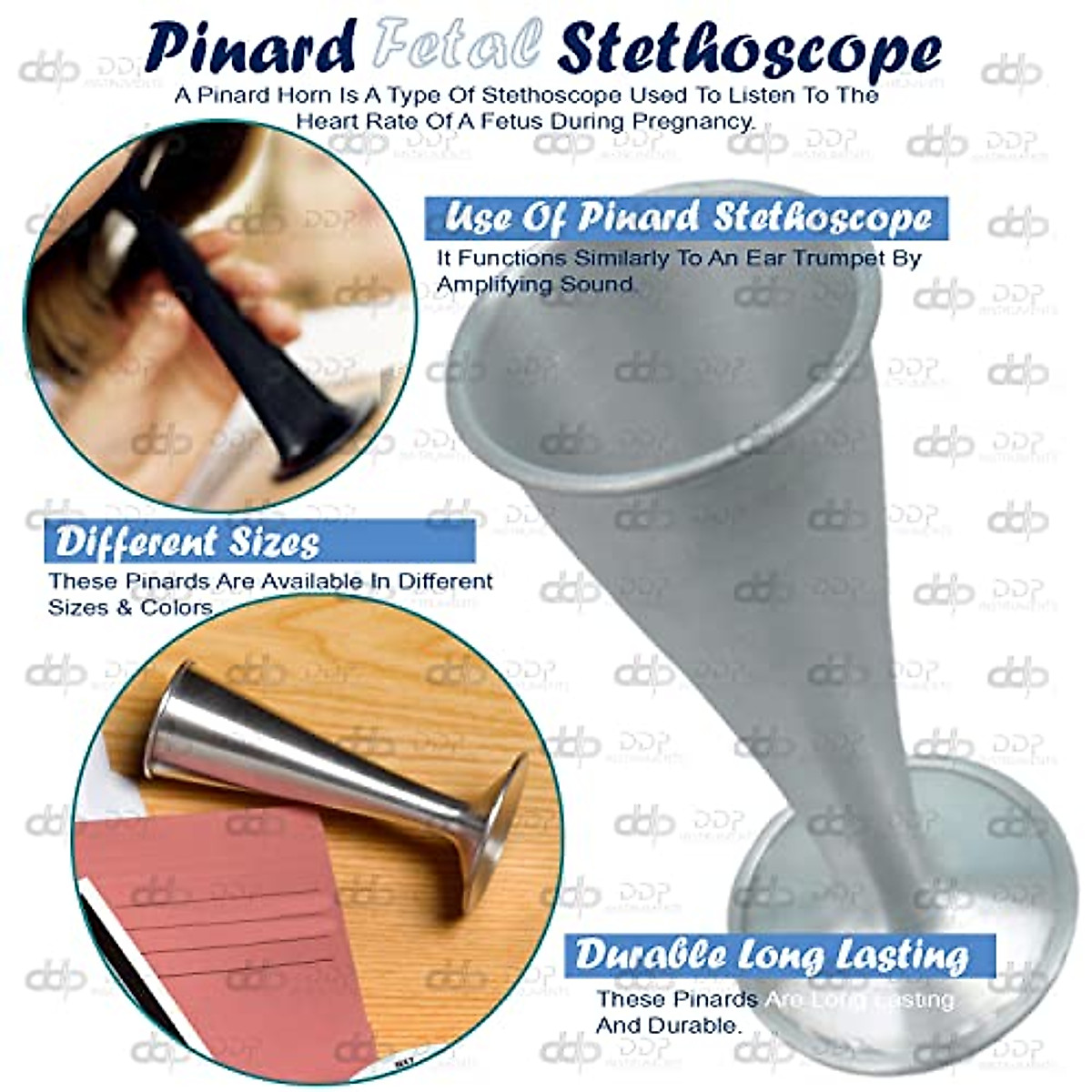Pinard Foetal Stethoscope Gyno Instruments Aluminium