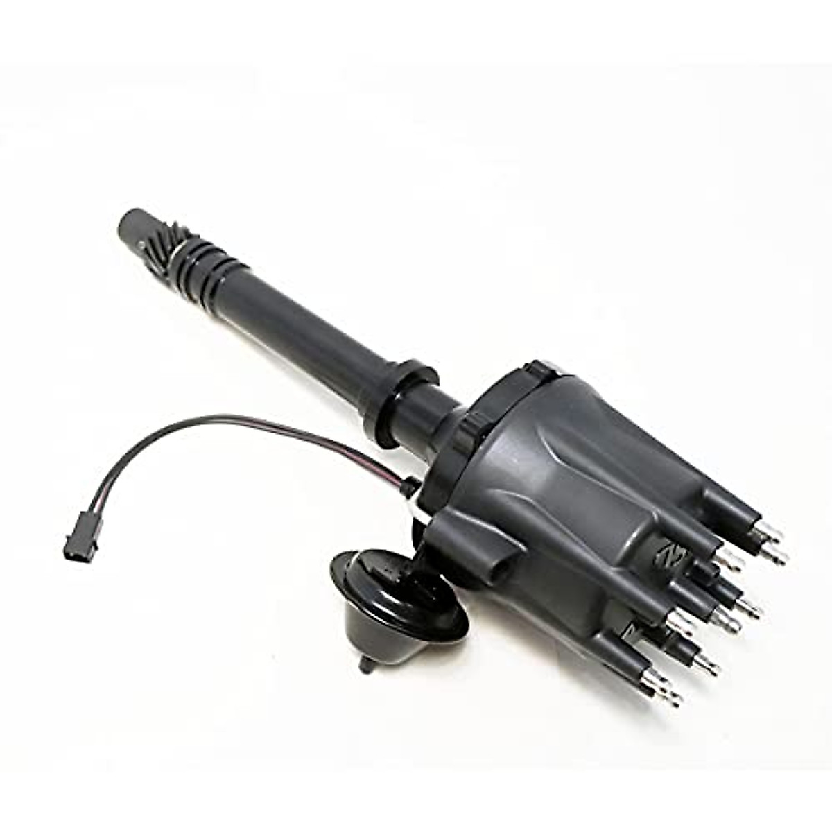83613 MSD Black Chevy V8 Pro-Billet Distributor with Vacuum Advance