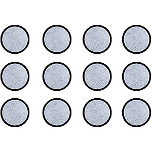 PURE GREEN 12-Pack of Mr. Coffee Compatible Water Filter Discs - Fit Mr Coffee Compatible Filters - Replacement Charcoal Water Filter Discs for Mr Coffee Coffee Brewers