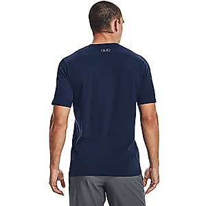 Under Armour Men's Boxed Sportstyle Short-Sleeve T-Shirt , Academy Blue (408)/Red , Large