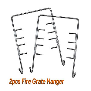 MixRBBQ 27 inch Ash pan for Chargriller 1224 1324 2121 2222 2727 2828 2929 Charcoal Grill, Fire Grate Replacement Part with 2pcs Fire Grate Hanger, 27" Drip Pan