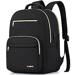 Laptop Backpack for Women, 15.6 Inch Travel Backpack for Women as Person Item Flight Approved, Waterproof Nurse Backpack, Computer Backpack Travel Bags Casual Daypacks for College, Business,Work