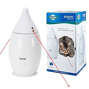 PetSafe Zoom Rotating Laser Cat Toy – Includes 2 Interactive Laser Lights