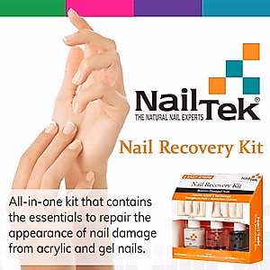 Nail Tek Repairs Damaged Nails kit.Intensive Therapy(.5OZ),Foundation(.5OZ)& Renew(.48OZ)