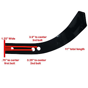 Set of 12 Replacement Roto Tiller Tines 1901118A 1901118 742-0105 742-0106