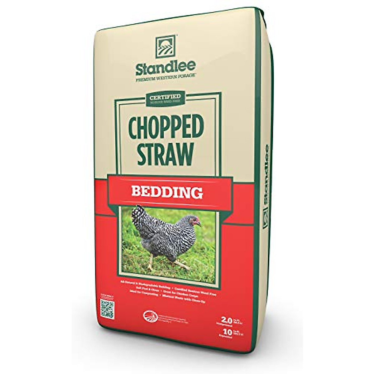 Standlee Hay Company Wheat or Barley Chopped Straw for Animal Bedding