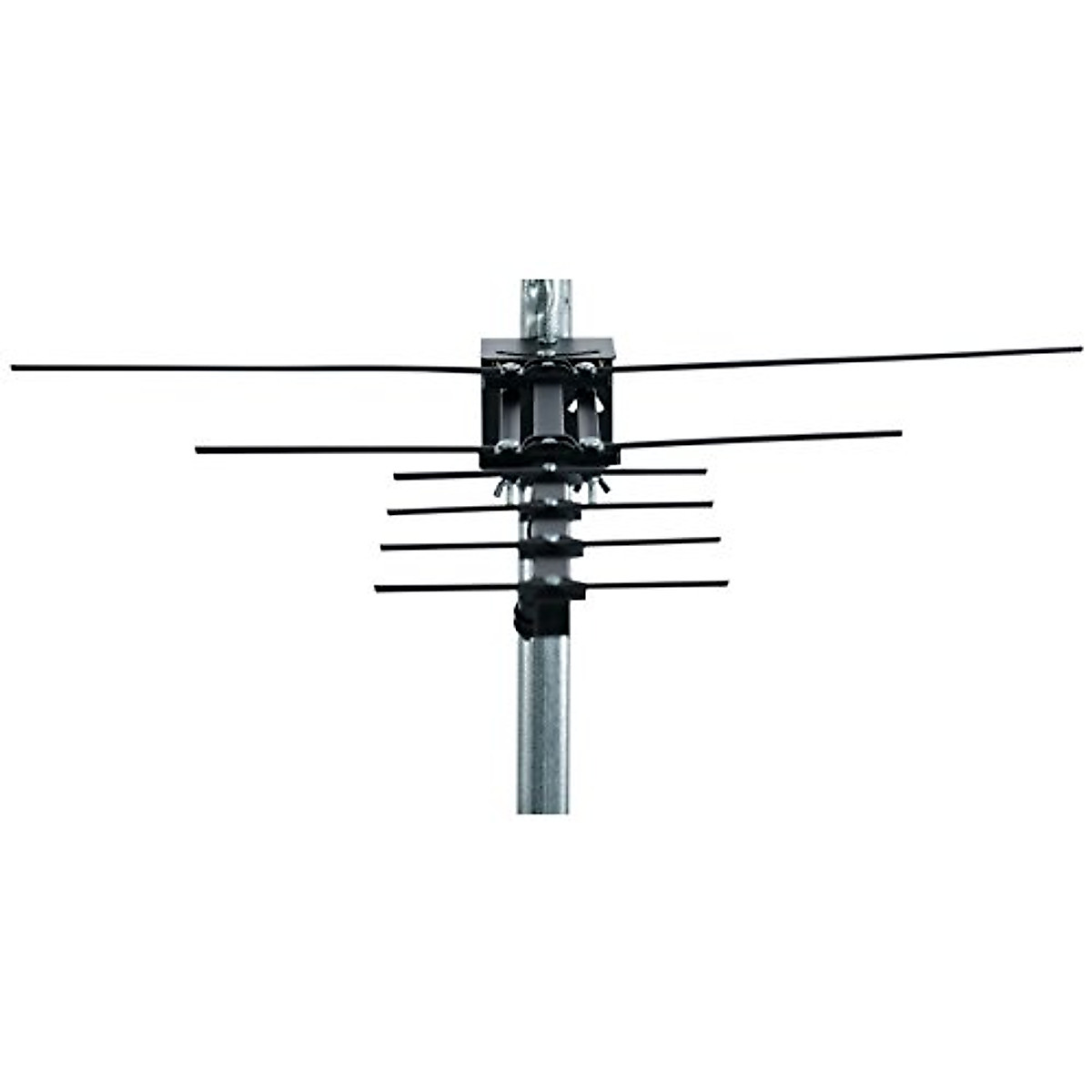 Channel Master STEALTHtenna Digital HDTV Directional Outdoor TV Antenna - VHF, UHF Aerial with Adjustable Angle Bracket for Mast Pole or Vertical Surface Mounting Outside or in Attic - CM-3010HD