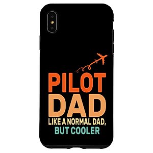 iPhone XS Max Funny Pilot Art For Dad Pilot Aviation Airplane Humor Pilot Case
