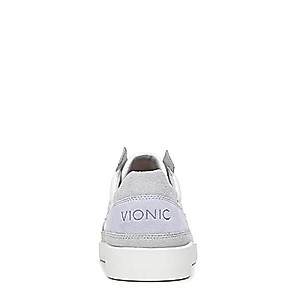 Vionic Women's Essence Mylie Lace Up Sneakers- Supportive Ladies Casual Shoes That Include Three-Zone Comfort with Orthotic Insole Arch Support, White 8 Medium