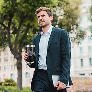 KOOLDRINK I Came I Saw Tumbler-Funny Christmas Gifts for Grandma Grnadpa-Sarcastic Birthday Gifts for Dad Papa Uncle-Homours Present for him-Insulated Coffee Mug Black 20oz