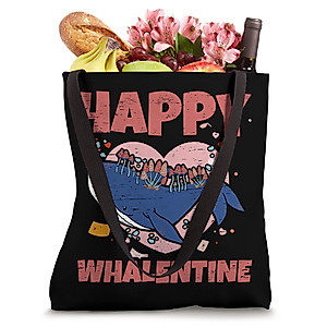 Whale Happy Whalentine Valentine's Day Love Heart Fish See Tote Bag