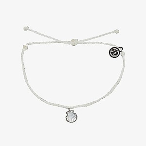 Pura Vida Bracelets Pack Hermosa & Magnolia Seashell Bracelet Stack - Set of 3 Stackable Bracelets for Women, Summer Accessories & Cute Bracelets for Teen Girls - Includes 3 String Bracelets