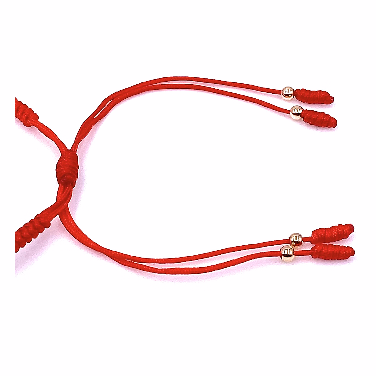 LESLIE BOULES Red Thread Genuine Azabache Hand Bracelet with Small Blue Evil Eye Connector Handmade Jewelry