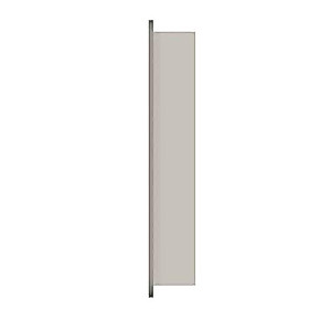 Ketcham 105RSWT-LH - Surface Mounted Round Corner Series Medicine Cabinet Left Hand Hinge, 16" x 22"